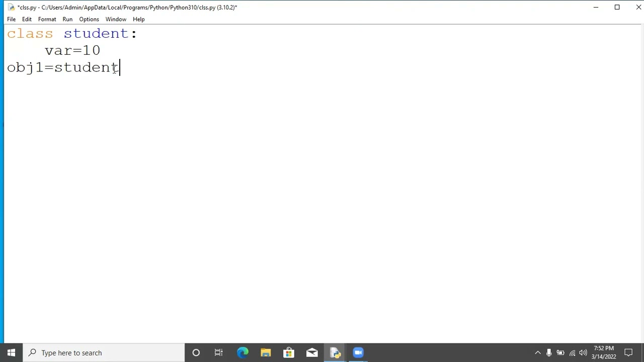 Unit -5  Part-1  How to create class and object