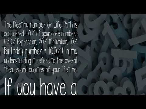 What Is The Meaning Of Destiny Numbers In Numerology?