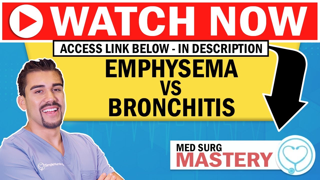 Chronic Bronchitis vs Emphysema Memory Tricks, Pathophysiology, COPD NCLEX review RN & LPN