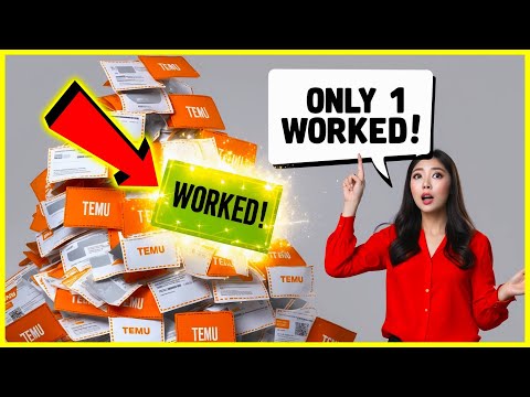 I Tried 30+ TEMU Coupon Codes and ONLY This ONE Worked!