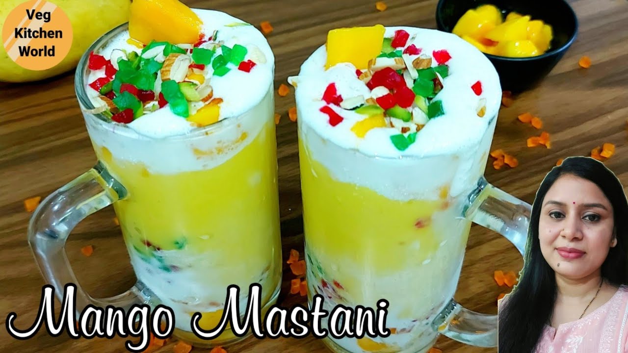 Pune Famous Mango Mastani Recipe - Must Have Drink In Summer Season ...