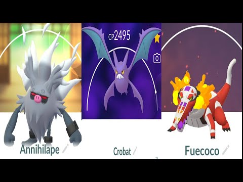 Pokemon GO Battle League Annihilape , Crobat and Fuecoco can make a powerful team in PvP
