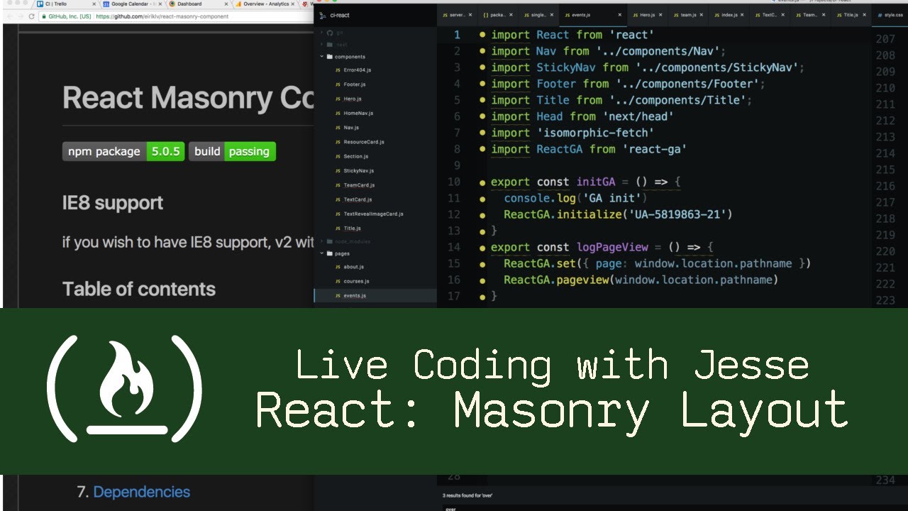 React: Masonry Layout - Live Coding with Jesse