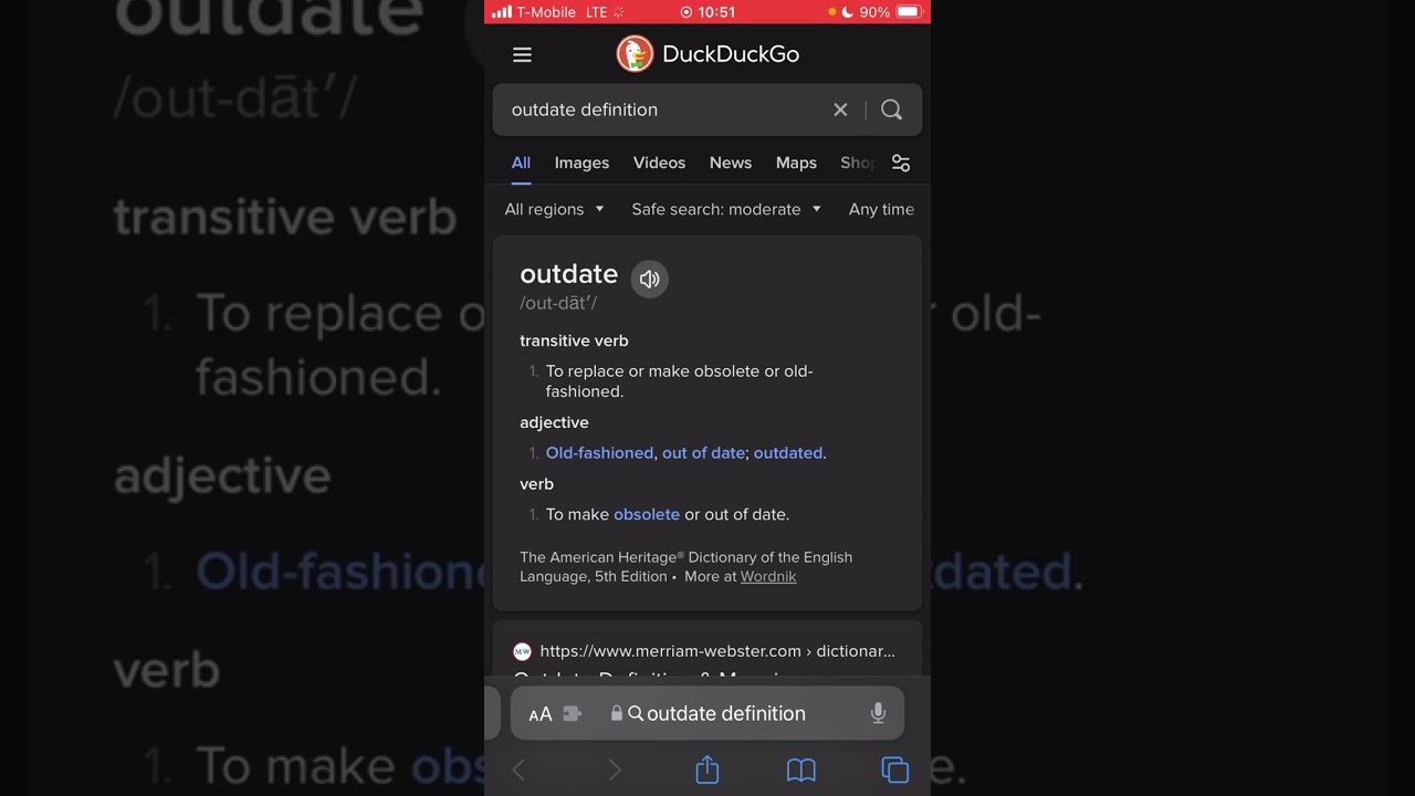 UPDATED AND OUTDATED