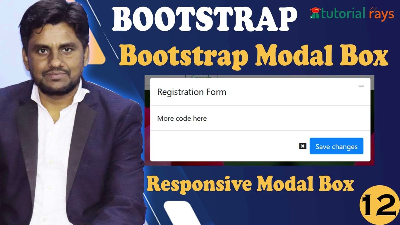 12. Bootstrap Popup Modal  box Tutorial | Bootstrap 5 Modal box Tutorial