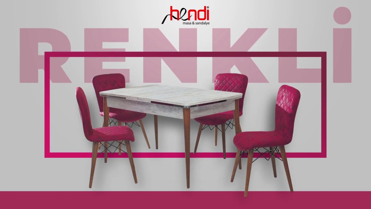 Renkli Masa & Sandalye