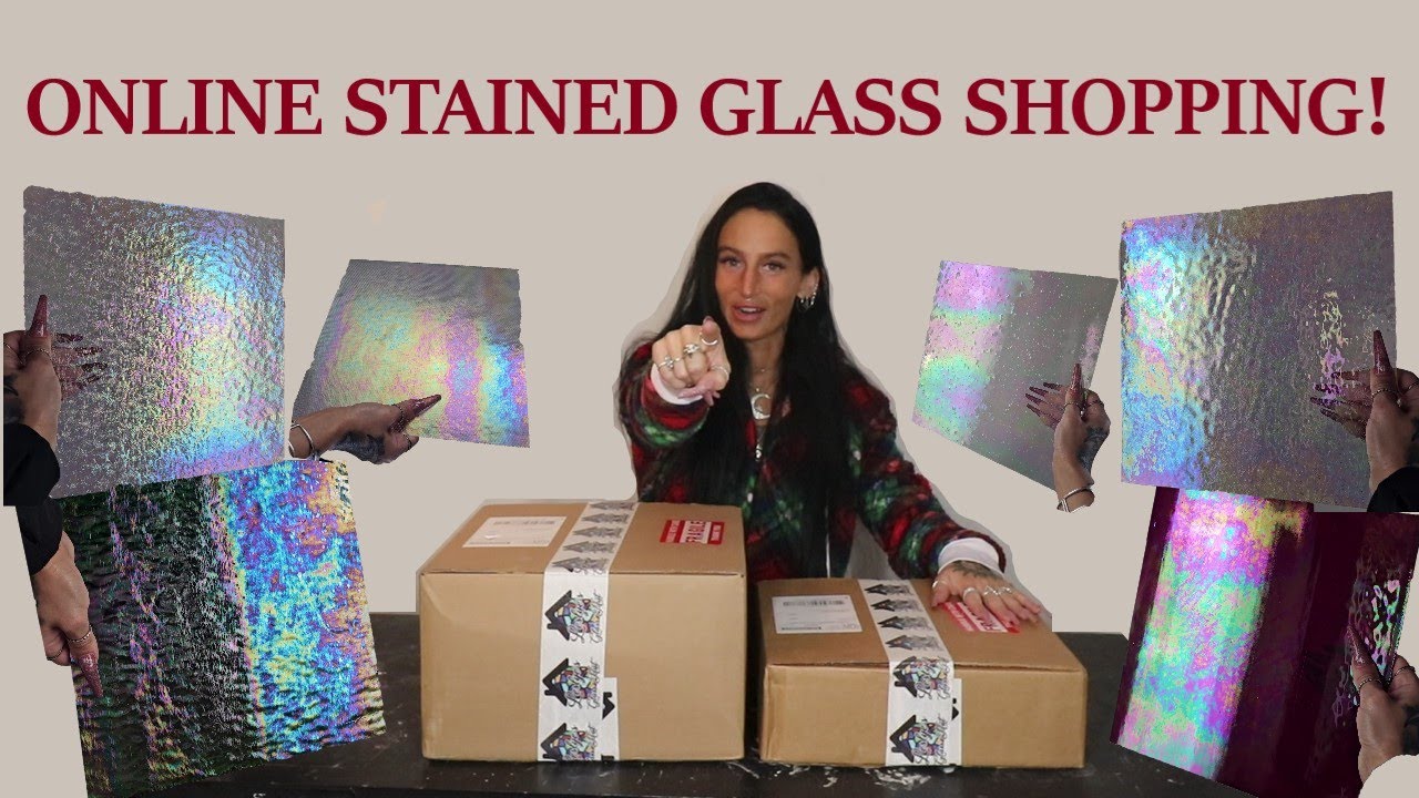ONLINE STAINED GLASS SHOPPING!! (Reviewing LesleysGlassHut on Etsy)