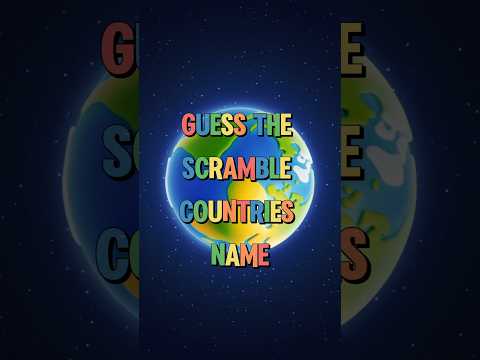 "Can You Unscramble These Country Names? 🌍 Only 1% Can!"#qiuzblitz #mindbendingquiz #quiz#namequiz