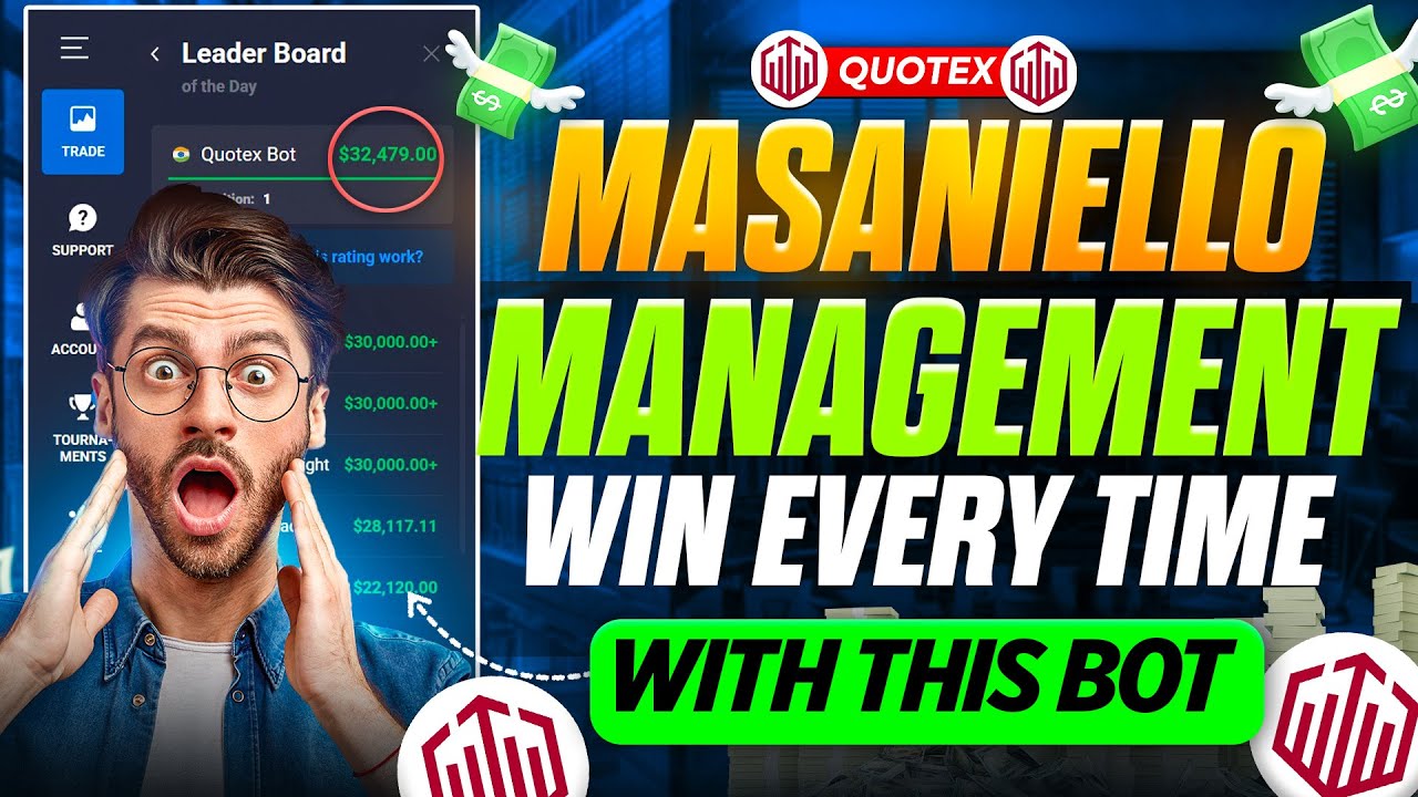 Quotex AI Trading Bot + Masaniello Secret Strategy (Live Auto Trading)