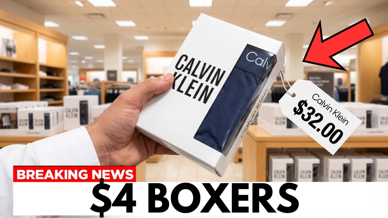 The Calvin Klein Underwear Scam (Why You're Paying $28 for $4 Boxers)