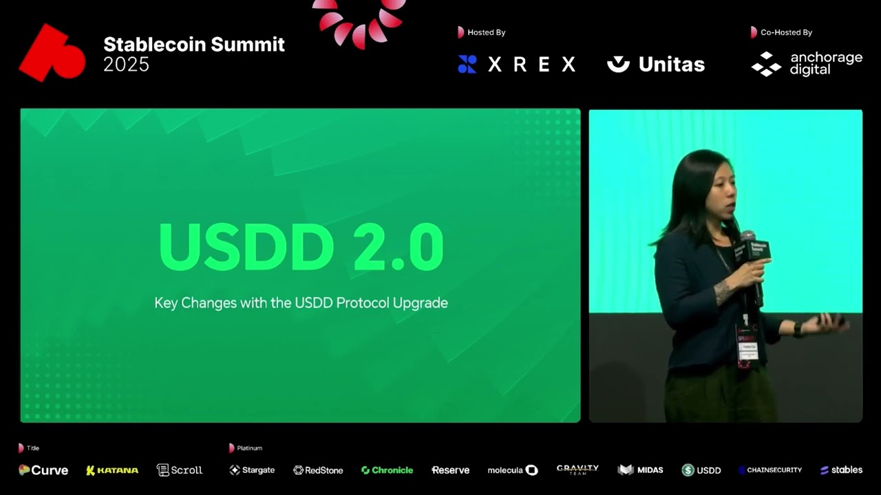 Stablecoins 2.0 & USDD 2.0 – Keynote by Yvonne Chia, Head of Communication at USDD