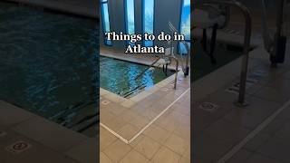 Indoor heated pool at the Kimpton Overland Hotel in Atlanta #travel #atlanta #thingstodo #hotels