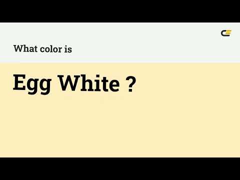 What color is Egg White ? #ffefc1 hex color - Brown color - Warm color ffefc1