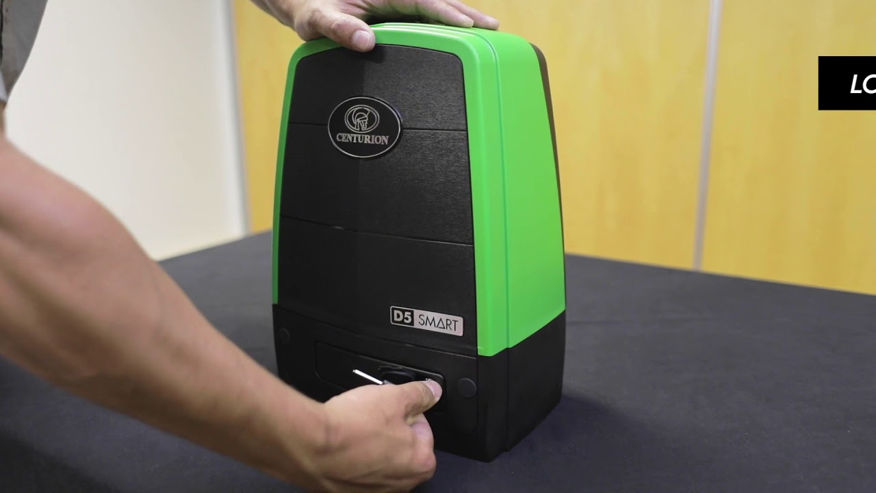 CENTURION D5 SMART PRO-TIP - locking and unlocking the Release Slide