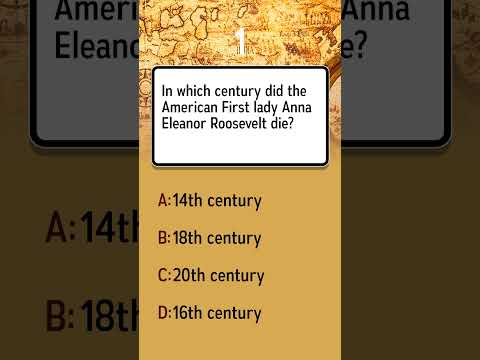 What century did American First lady Anna Eleanor Roosevelt die in?