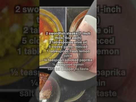 Air Fryer Swordfish #shorts