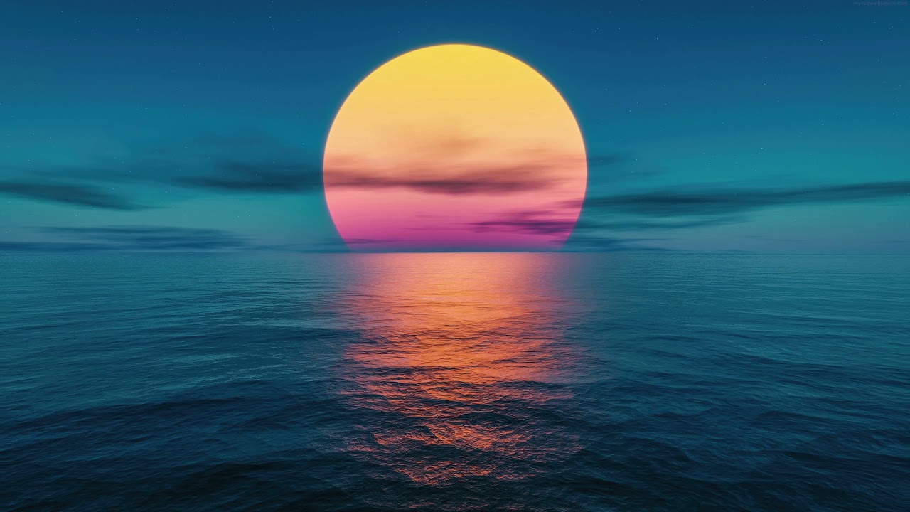 Sunset Ocean || Live Wallpaper