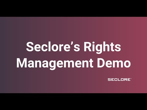 Demo: Enterprise Digital Rights Management | Seclore