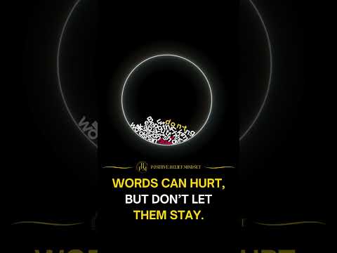 Stop Letting Mean Words Control Your Life!