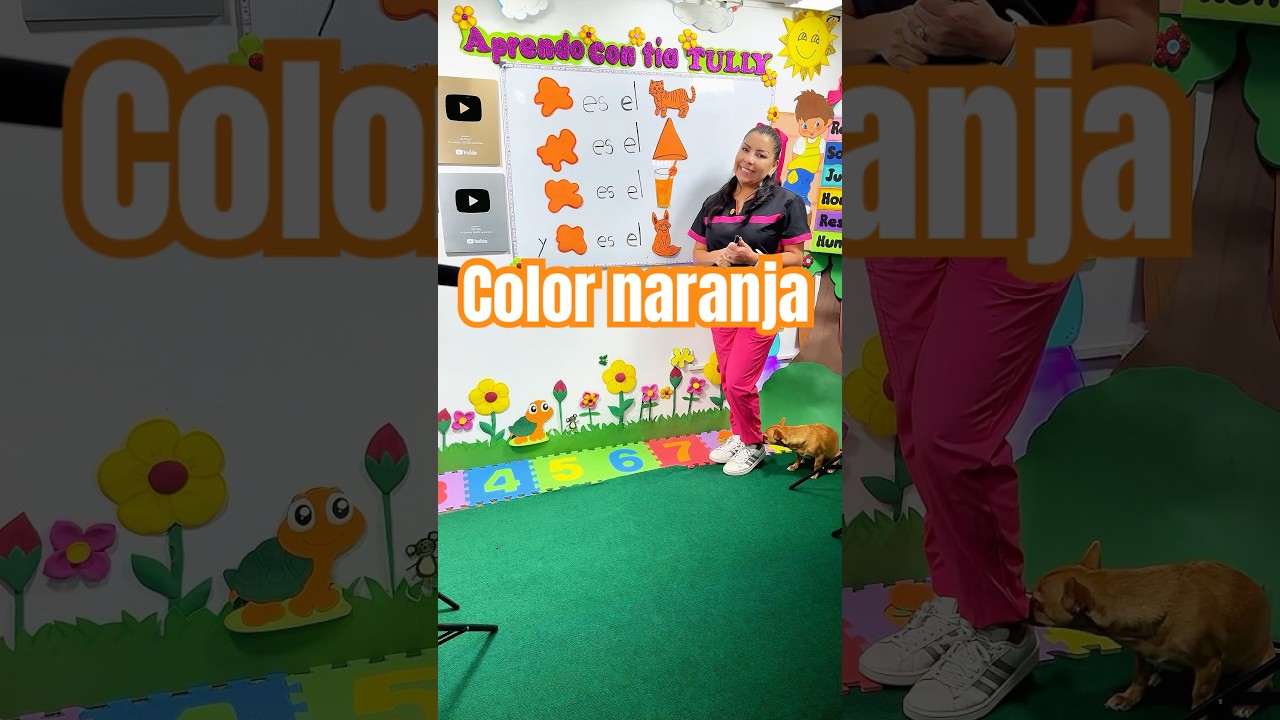Color naranja 🍊 #educacióninfantil #niños #tíatully #cancióninfantil
