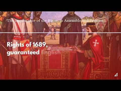 The Importance of the Rights to Assemble and Petition