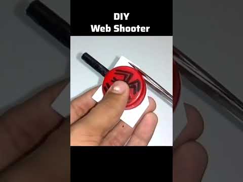 DIY - Spider-Man Web-Shooter | How to make a Web Shooter from a bottle cap | Uzi Crafts |