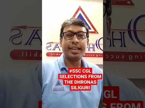 #ssccgl selection from The Dhronas siliguri North Bengal ka sabse zada selection denewala institute