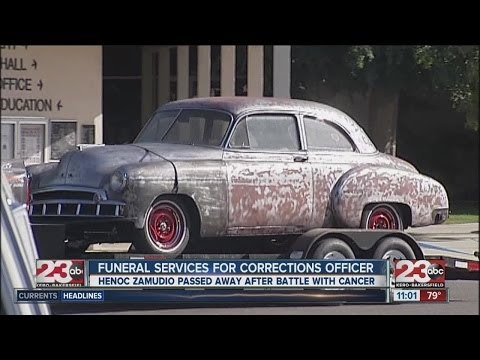 Funeral services for corrections officer