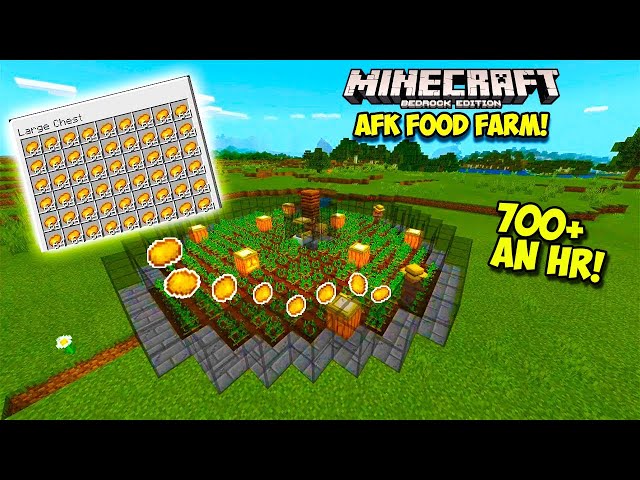 Top 5 Minecraft automatic food farms for Bedrock Edition