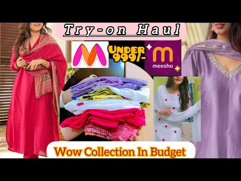 Summer Friendly Kurta Set Haul | Latest & Trending Collection | Try-on Haul | Meesho & Myntra Haul