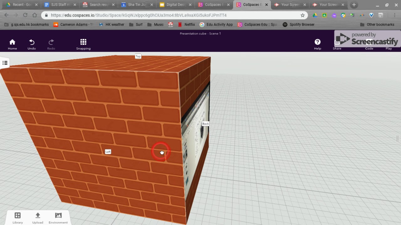 Merge Cube Cospaces Edu: Creating a quick presentation Part 1