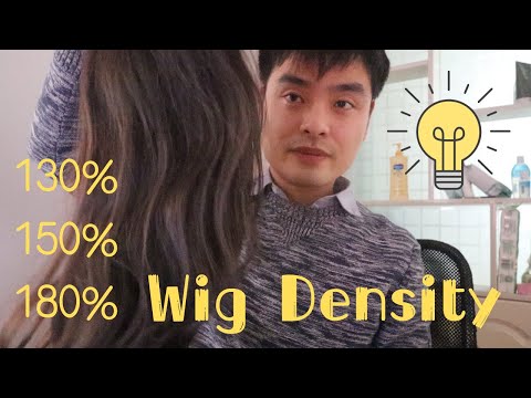 Wig density 130 vs 150 vs 180% meaning explained, How does 130% density Wig look like?