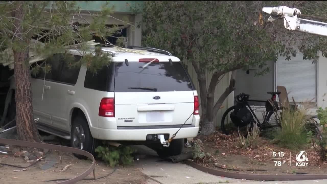 SUV crashes into San Luis Obispo apartment
