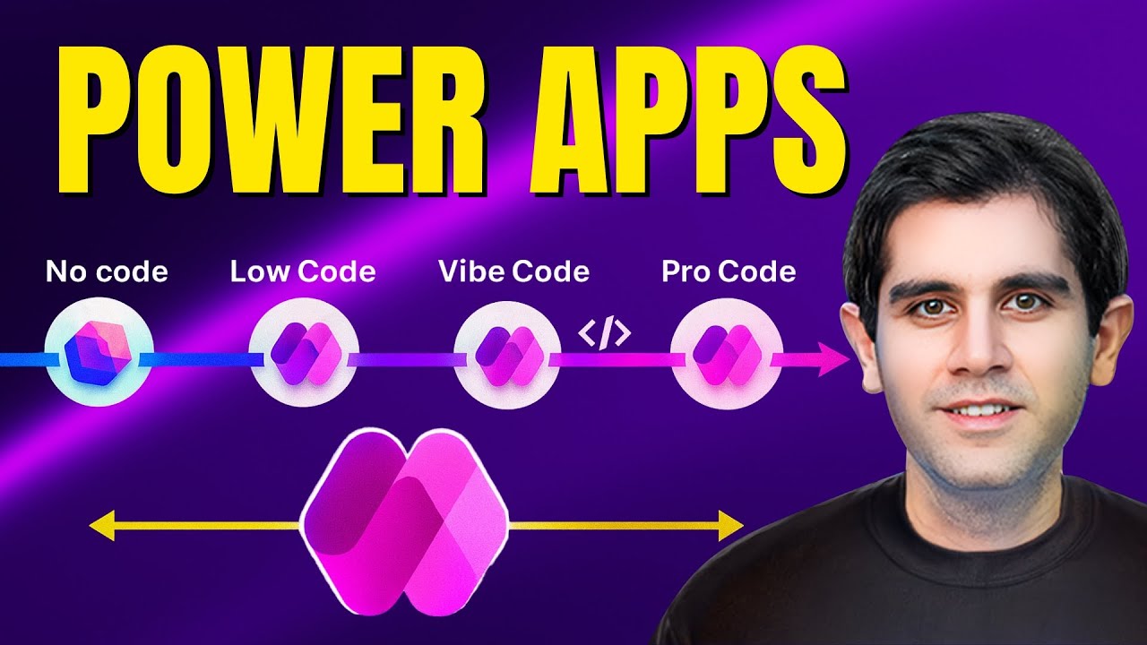 4 Ways to Build Power Apps: No-Code → Low-Code → Vibe Code → Pro-Code