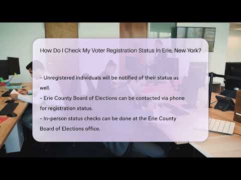 How Do I Check My Voter Registration Status In Erie County, New York? - CountyOffice.org