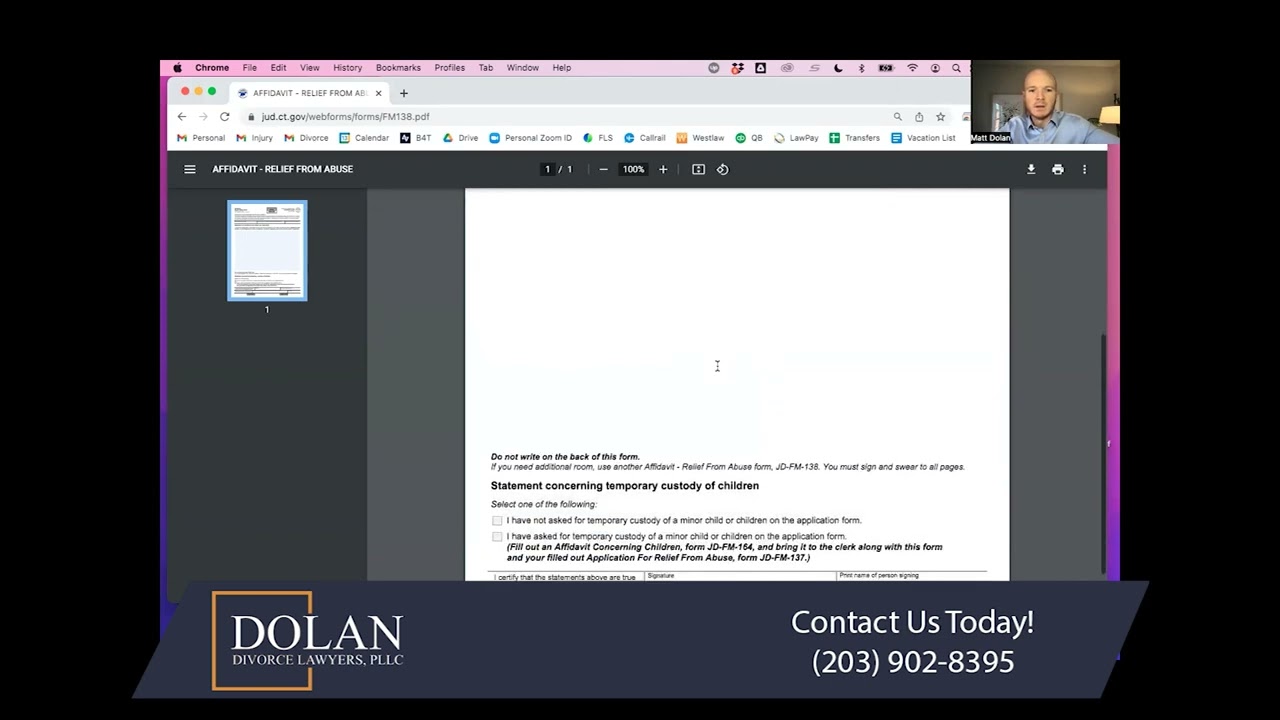 Restraining Orders Explained by a Connecticut Divorce Lawyer