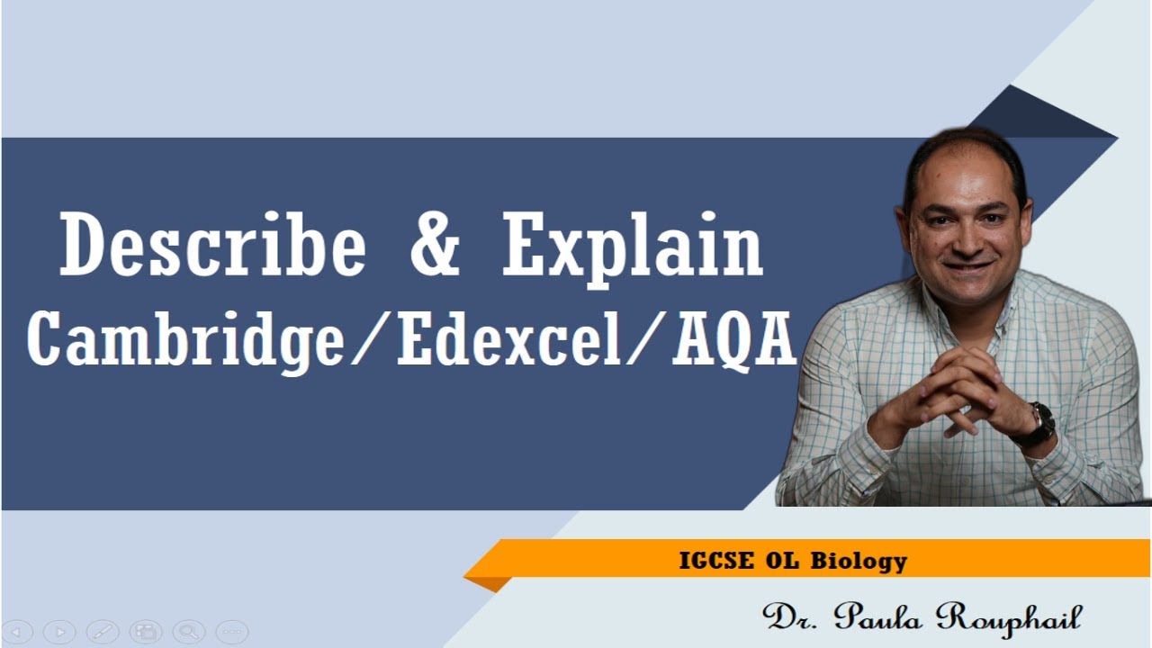 IGCSE OL Describe & Explain solving