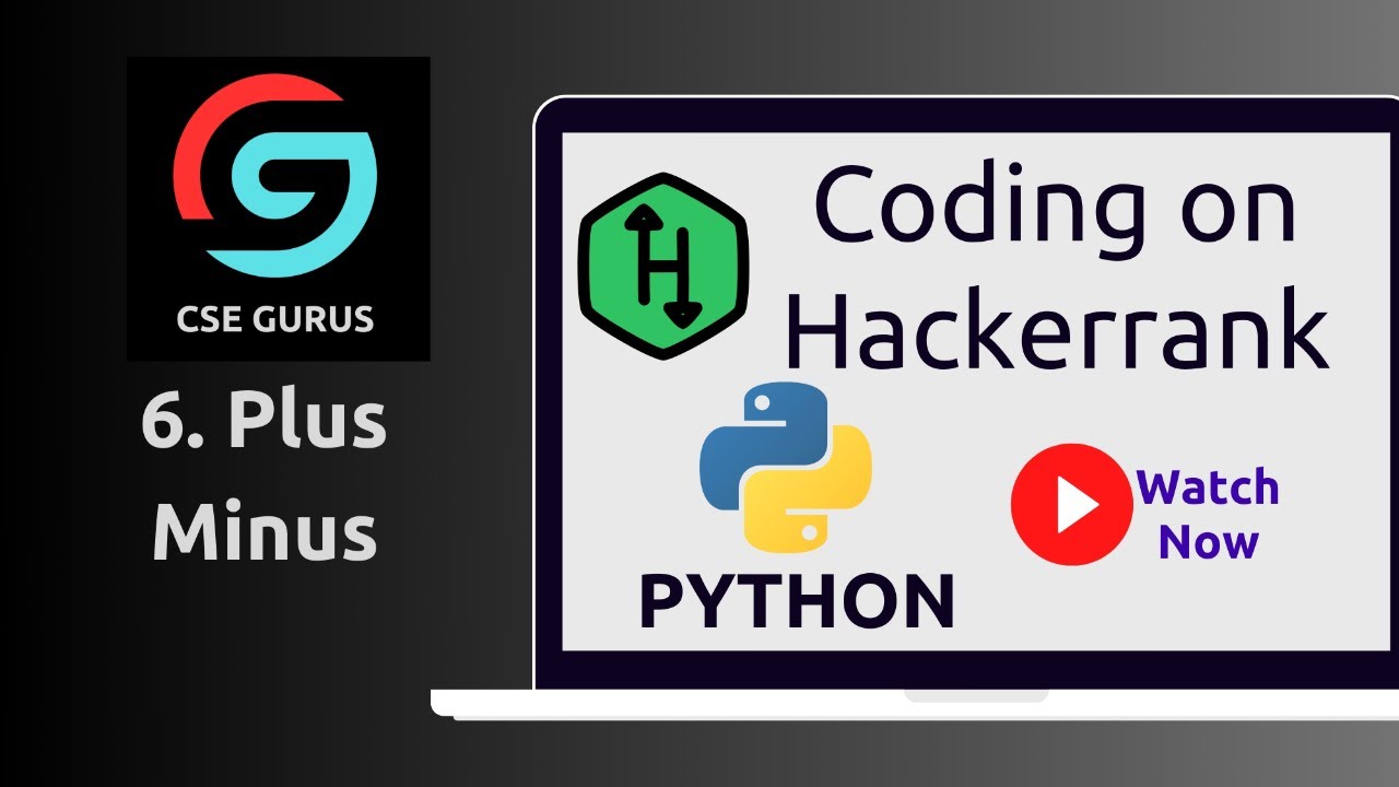 6. Plus Minus || Hackerrank || Python