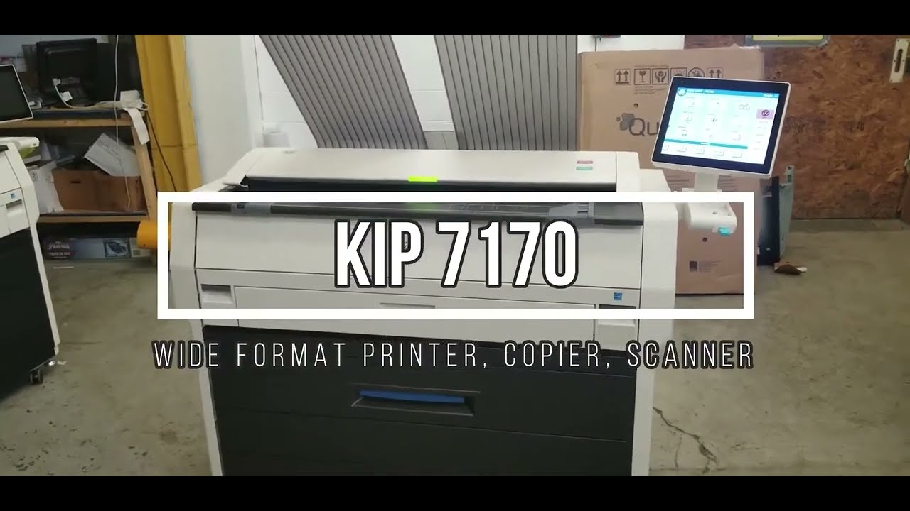 KIP 7170K 4k   All in one printer, copier, scanner