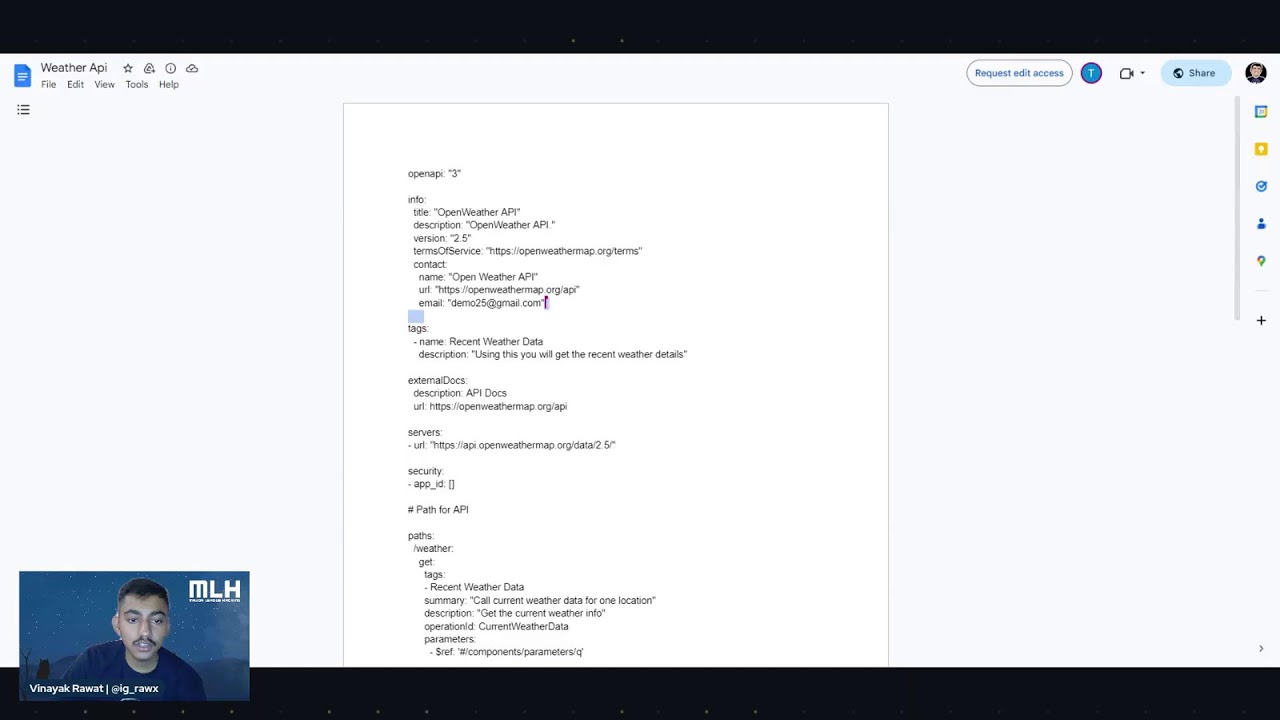Your First API Documentation: Global Hack Week