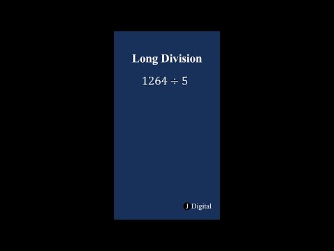How to do Long Division