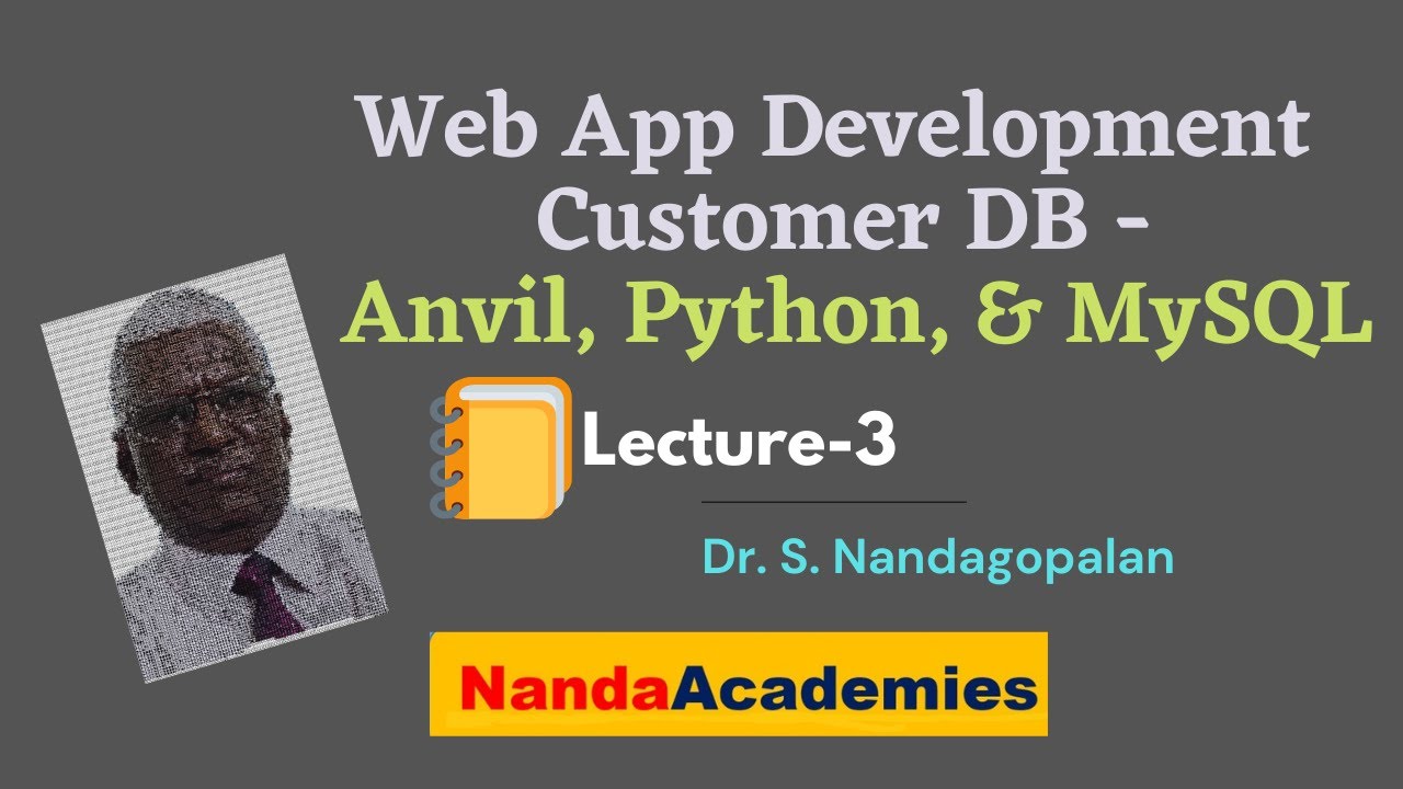 DBMS Mini Project - Web App Development - Anvil+Python+MySQL              NO HTML/CSS