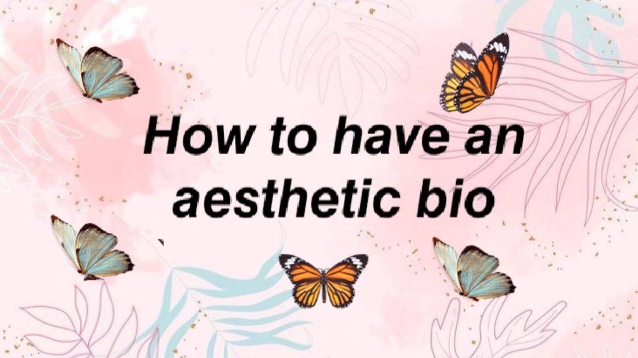 How to have an aesthetic / unique bio | Instagram Series - Part one | Just Aesthetic