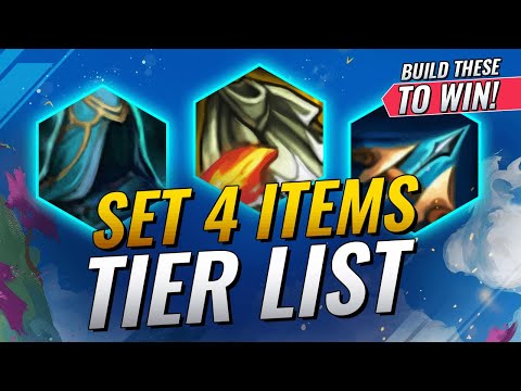 SET 4 ITEMS TIERLIST - WHAT TO BUILD??? - Teamfight Tactics