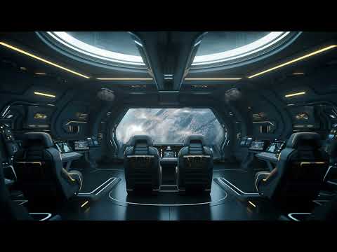 Arrival at Kepler-186f. Radio Chatter & Spaceship Bridge Ambience. Sci-Fi Ambience for Sleep & Sleep