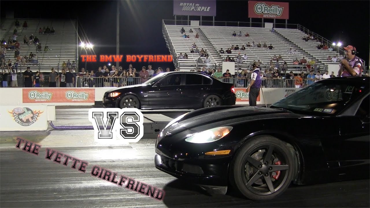 Corvette Girlfriend Beats BMW Boyfriend in Drag Race, Shifts Gears Like ...