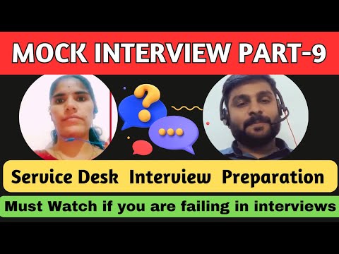 Technical Support Mock interview || Preparation || Technical Questions and Answers #servicedesk