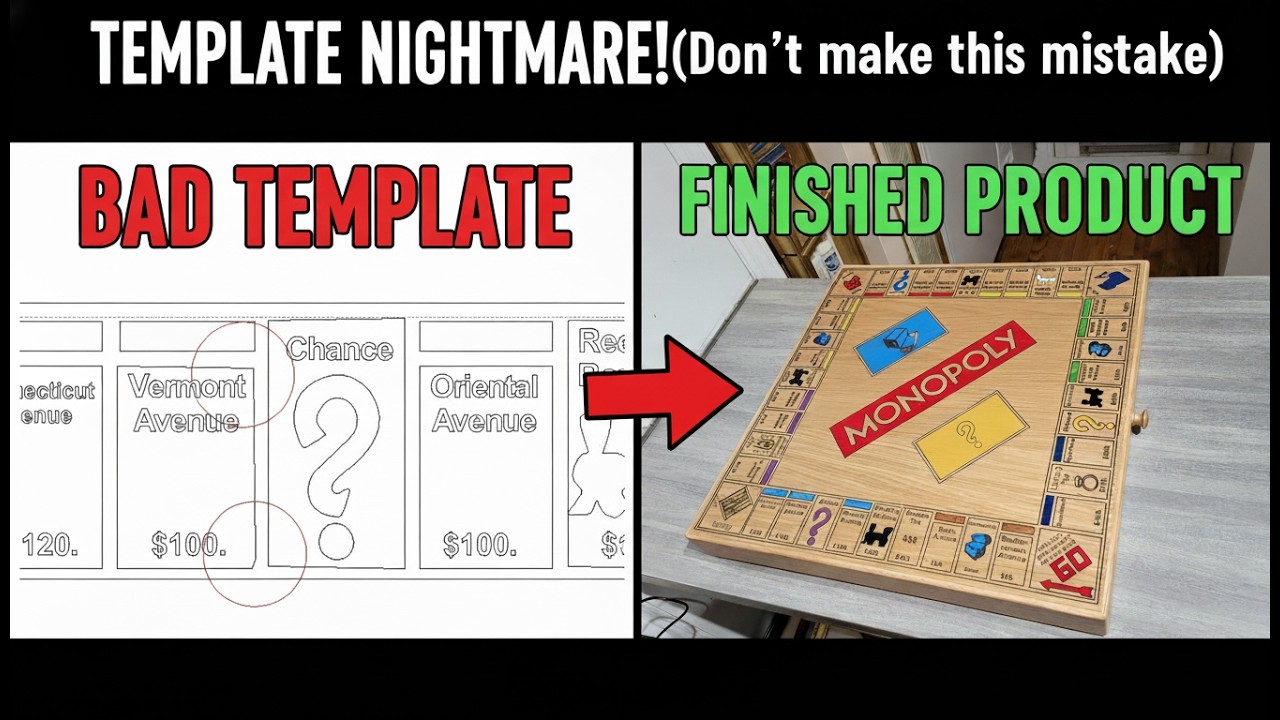 Making a Monopoly board from a bad template