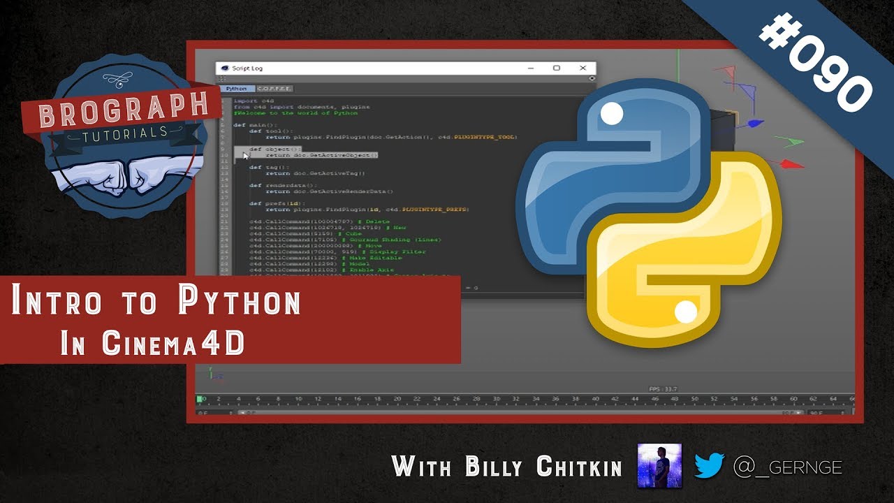 Brograph Tutorial 090 - Intro to Python Scripting