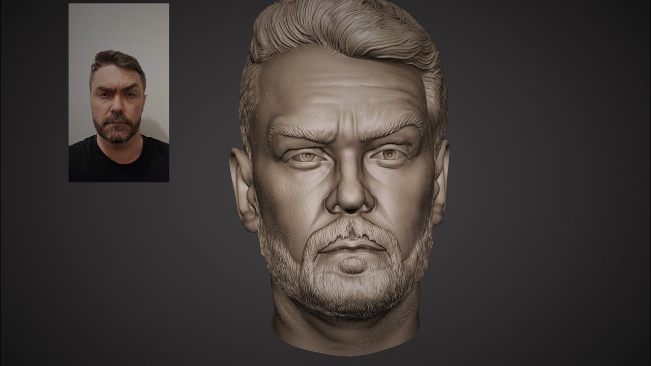 Likeness sculpture / 3D portray / bust / head sculpting